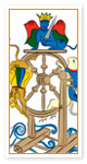 Significado para La Rueda de la Fortuna, carta de Tarot de Marsella